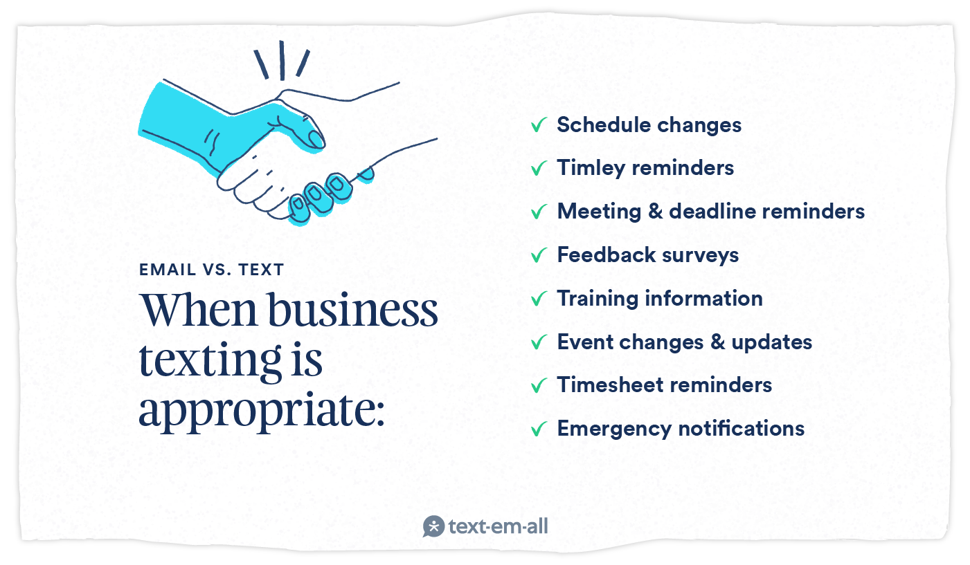 Email vs text: Which is more effective?